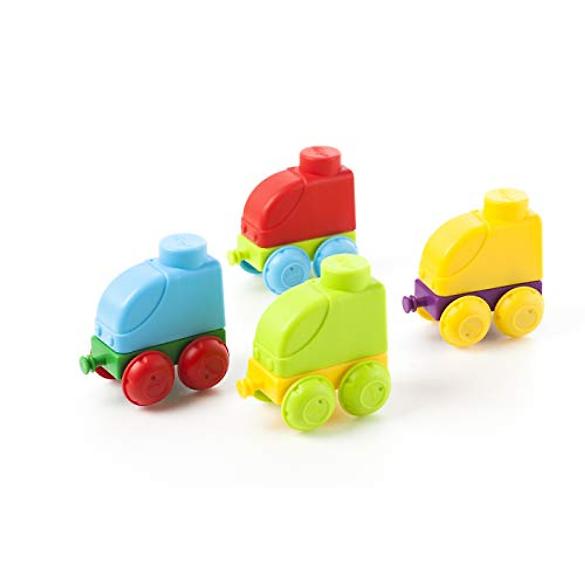 UNiPLAY Build Your Own Car Set, Building Block Car Toys for Motor Development, Sensory Learning, Educational Toy for 3 Years Old and Up (24 Piece-Set)