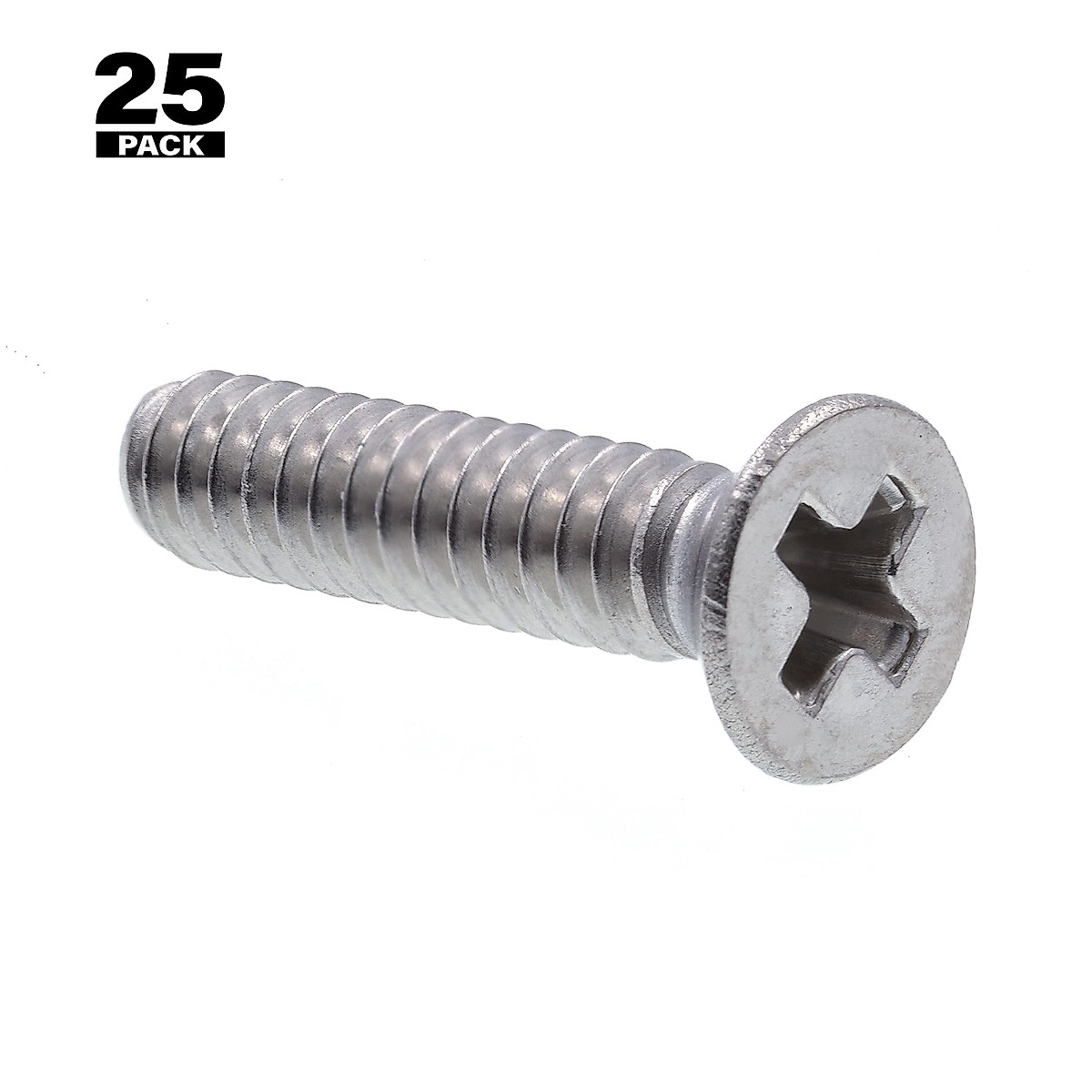 Prime-Line 9000349 Machine Screws, Flat Head, Phillips Drive, #4-40 X 1/2 In., Grade 18-8 (25 Pack)