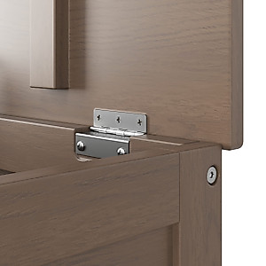 Child Craft Harmony 33” Wood Toy Box, Large Storage Chest, Plenty of Storage, 2 Safety Hinges, Standard Ventilation Hole on Back, 6 Cubic Feet of Storage (Dusty Heather)