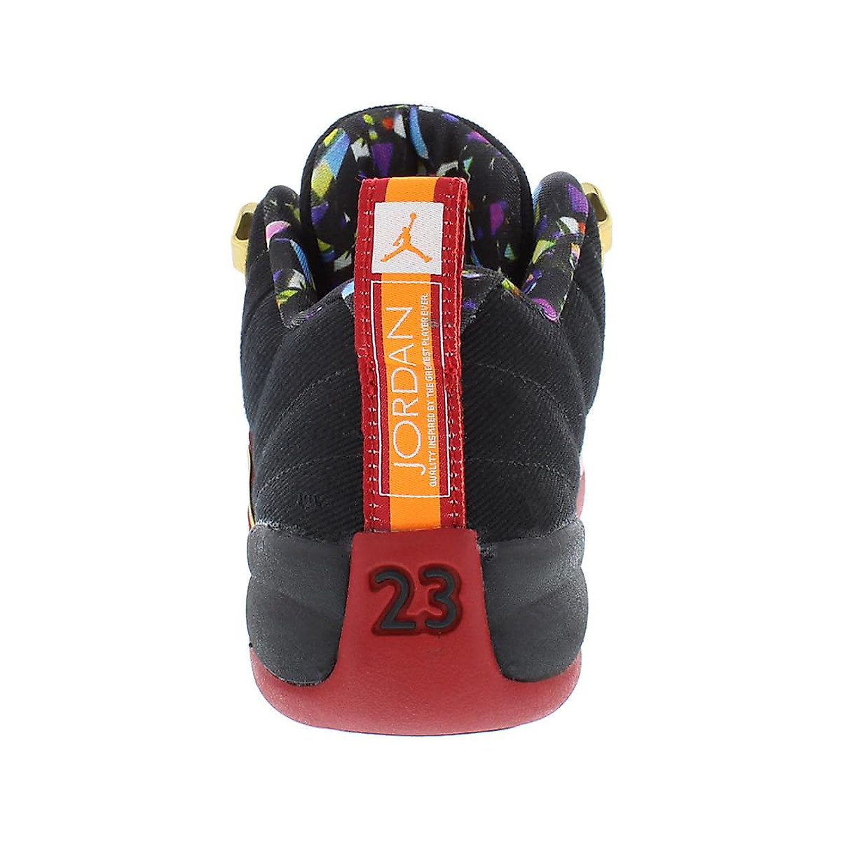 Jordan Air Jordan 12 Retro Low SE (Big Kid) Black/Varsity Red/Metallic Gold 4 Big Kid M