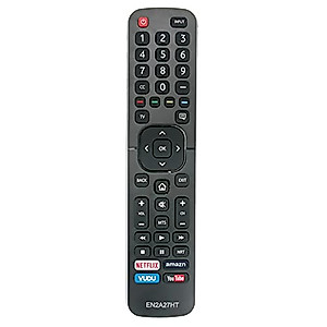 EN2A27HT Replace Remote fit for Hisense Smart TV 30H5D 40H5D 43H5D 50H5D 43H6D 50H6D 55H6D 65H6D 49H6E 43H7D 50H7D 55H7D 43H8C 55H8C 60H8C 43H620D 50H620D 55H620D 43H620D 50H620D 55H620D 50DU6070