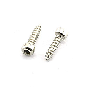 Pro Bamboo Kitchen 120pcs Cap Head Hex Socket Self Tapping Screws M2x8mm Nickel Plated