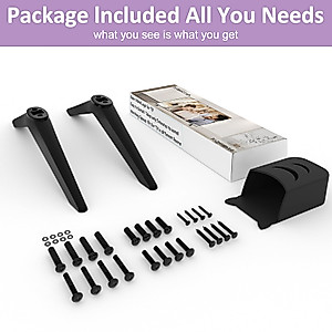 (Upgraded Version) TV Stand Base for TCL Roku TV Legs, Replacement for TCL 32" 40" 43" 49" 50" 55" 65" 32S359 32S355 40S355 43S455 50S525 55S435 65S455 Roku TV Legs Replacement for TCL TV with Screws