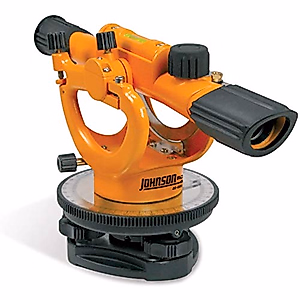 Johnson Level & Tool 40-6912 22X Builder's Transit Level System, Orange, 1 Kit
