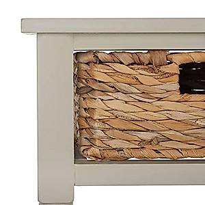 Safavieh Home Collection Christa Vintage Grey 3-Drawer Storage Console Table