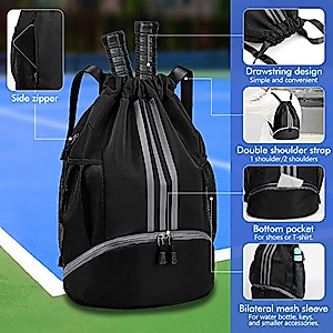 ADTIO Pickleball Paddles Set of 2，Graphite Pickleball Rrackets with 4 Pickleball Balls and Pickleball Bag,Lightweight Pickle Ball Paddle for Men Women Outdoor Games,Pickleball Racquet Starter Set