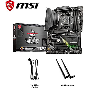 Micro Center AMD Ryzen 5 5600X Desktop Processor 6-core Bundle with MSI MAG B550 Tomahawk MAX WiFi Motherboard and PowerSpec 750W 80+ Gold Fully Modular PSU