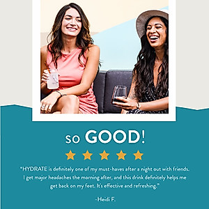 GOODONYA HYDRATE Electrolyte & Mineral Powder, 11.9oz, 42 Servings - Certified Organic, Real Lemon Juice, Himalayan Pink Salt, Stevia, Coconut Water, Paleo, Plant Based, No Sugar Added