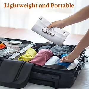 HFLWYWD Shower Organizer,7 Pockets Hanging Shower Organizer with Quick Drying Mesh,Portable Space Saving Shower Caddy Hanging,Bathroom Organizer to Hold Soap, Shampoo (1pcs)