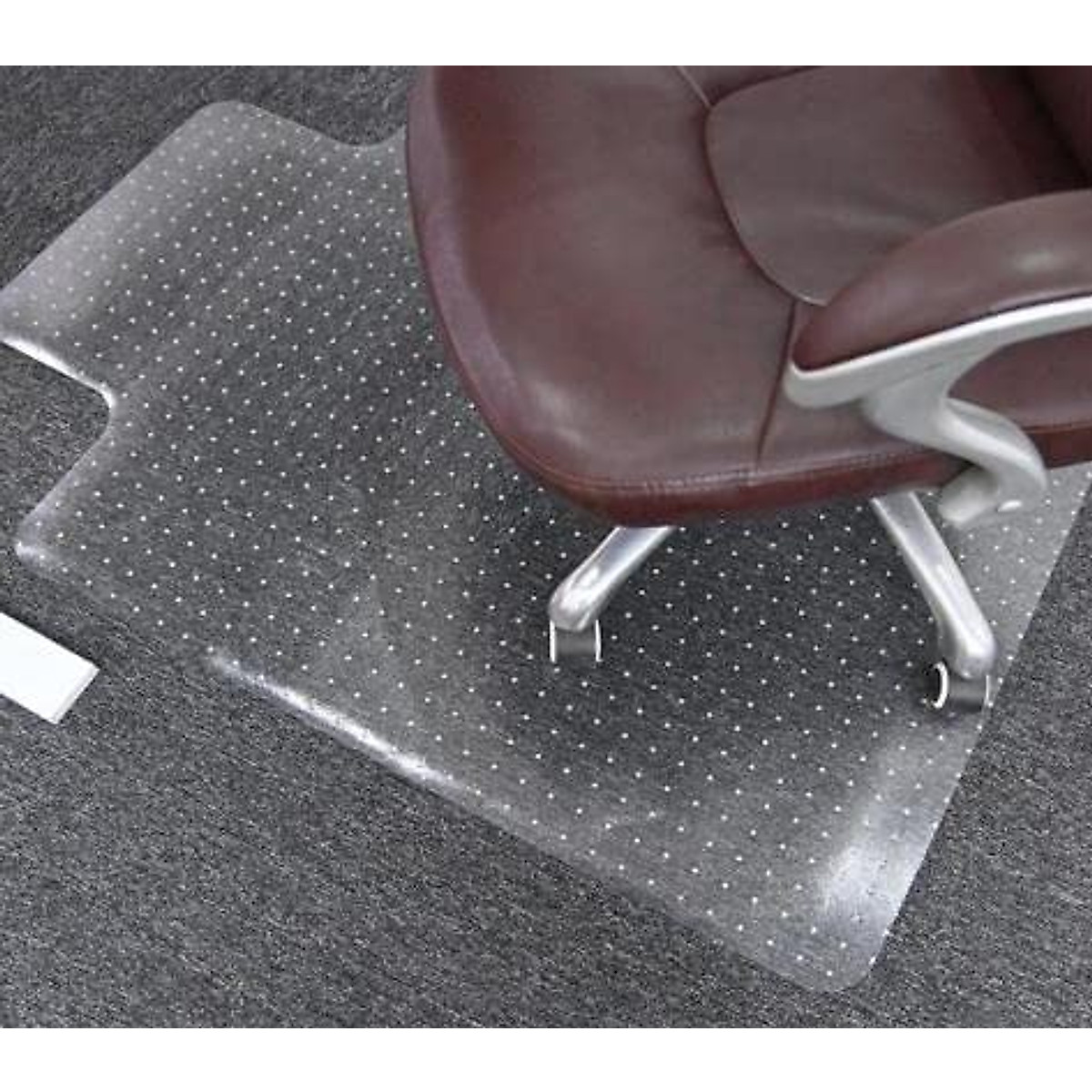 Office Clear Chair Mat for Carpet with Lip,36*48 Inches Transparent PVC Studded Desk Chair Mat,Protection Mat for Office or Home,Slip Resistant, Easy to Clean