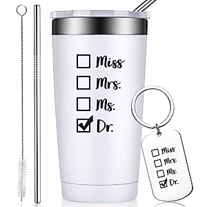BIRGILT Phd Graduation Gifts - Doctor Gifts for Women - Doctors Day Gifts, Dr Day Gifts - Doctorate Gifts for Her - 20oz Doctor Tumbler