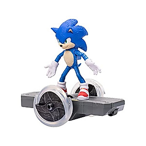 Sonic the Hedgehog Sonic 2 Movie - Sonic Speed RC Vehicle, Blue/ Grey
