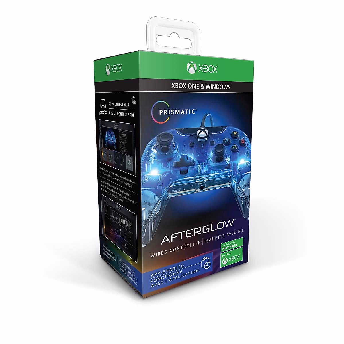 PDP Afterglow Prismatic LED Wired Controller: Multicolor - Xbox One