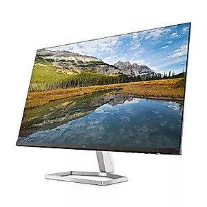 HP 27" IPS Diagonal FHD (1920 x 1080) Anti-Glare Computer Monitor | AMD FreeSync | Low Blue Light Mode | HDMI DisplayPort | 178° Height Adjustable | with High Speed HDMI Cable Bundle