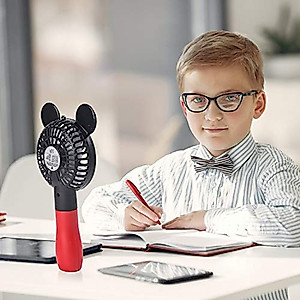 Orapink Hand Held Fan,Cartoon fan Portable Hand held USB Rechargeable Fans with 3 Adjustment Speeds,Battery Operated Electric Powered Mini Fan, Desk Desktop Fans for Home Office Travel