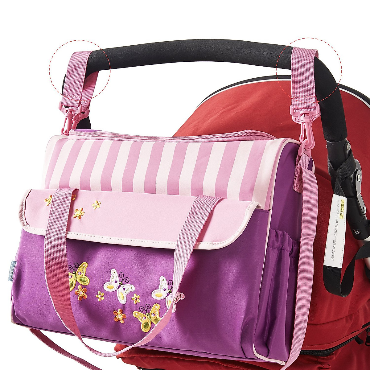 SoHo Animals Diaper Tote Bag 10Pc Value, Tigers