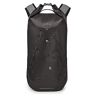 Osprey Transporter 18L Roll Top Waterproof Laptop Backpack, Black