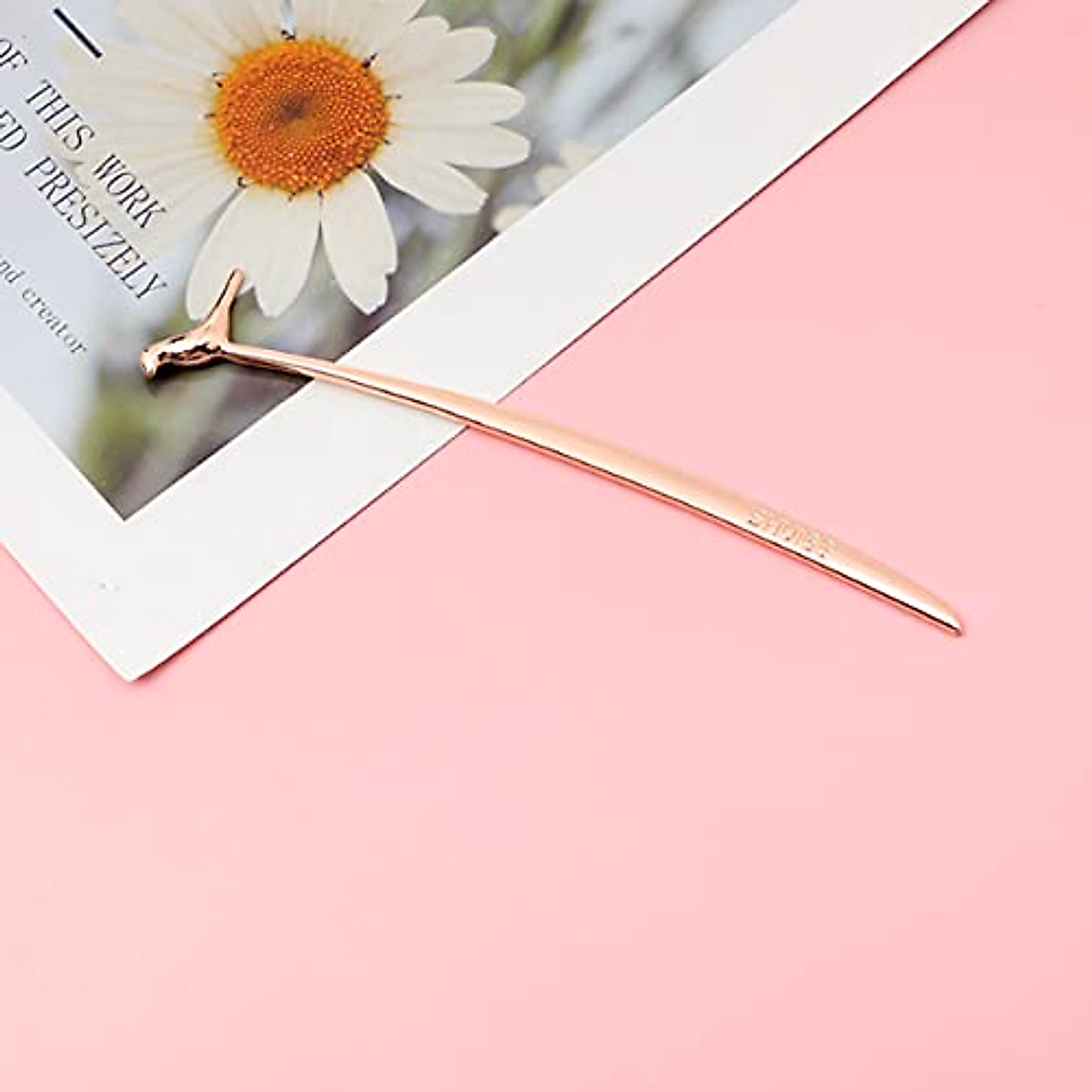 ARFUKA Bookmarks Cat and Bird Shaped Metal Bookmark Reading Book Markers Gifts for Women, Kids, Teens Girls, Readers and Book Lovers Pack of 2