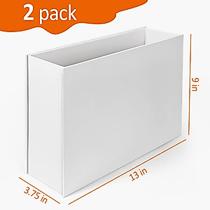 Scrapbook Paper Storage Organizer, 12x12 Paper Storage Organizer, Scrapbook Storage Bin for 12" x 12" Paper- 2 Pack