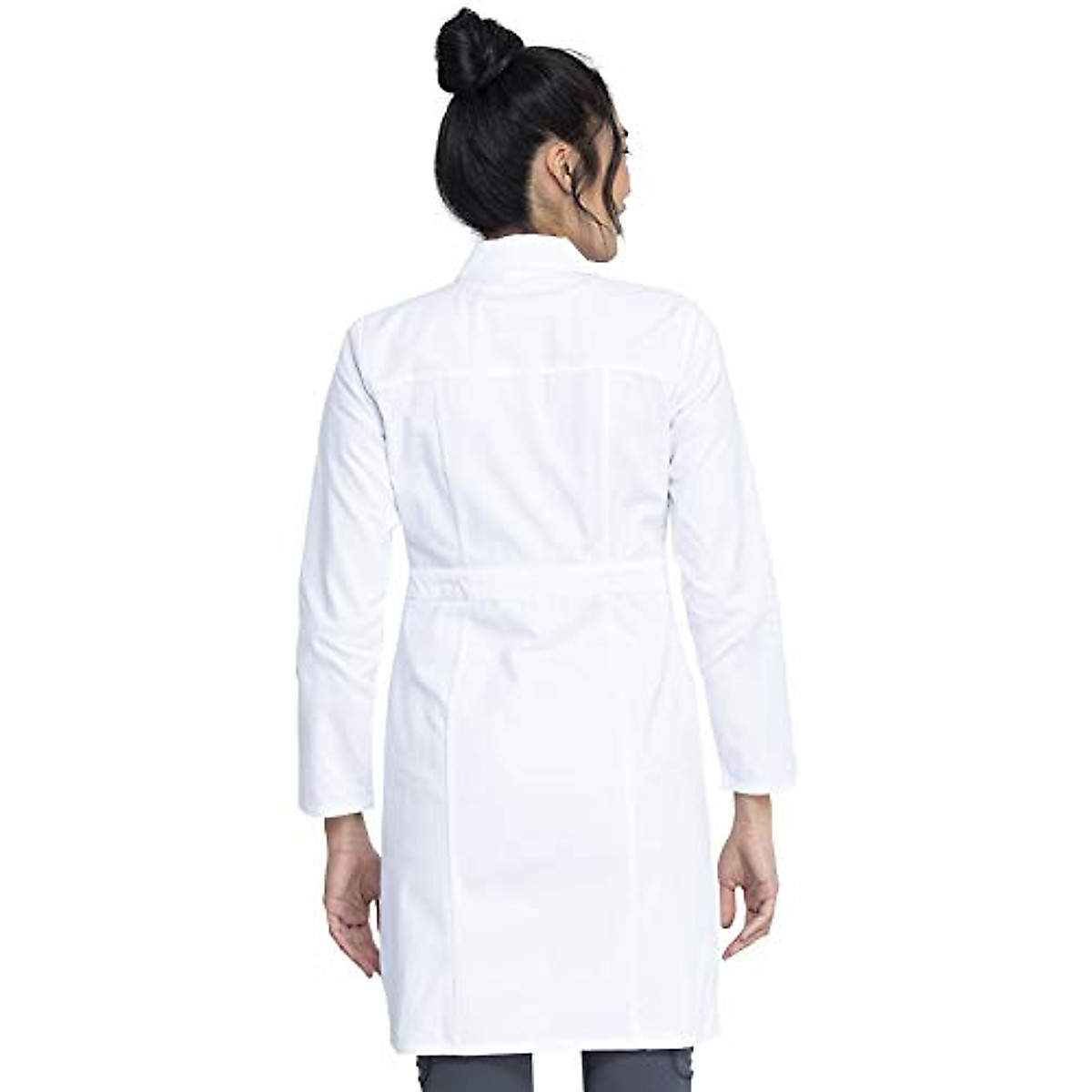 Dickies womens Professional Whites 37" Medical Lab Coat, White, Medium US