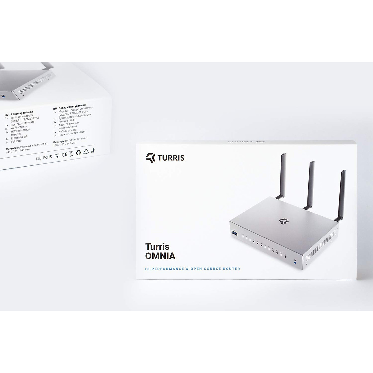 Turris Omnia I 2,5 Gbps SFP, 1,6 GHz CPU,2 GB RAM,Wi-Fi 5 3X3 MIMO, 4G/5G SIM-Slot, 3X mPCIe, hi-Performance, Open Source, 2,5 Gbps WAN/LAN, 5X GLAN/GWAN, 2X USB 3.0, Made, Designed in EU