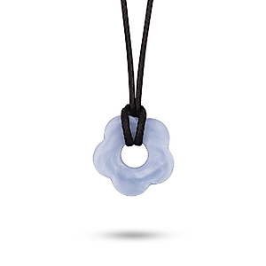 OJERRY Preppy Kawaii Cool Baby Blue Flower Cord Necklace Cute Coolest Accessories Waterproof Summer Esentials Friendship Necklaces Gift for Women Trendy Stuff