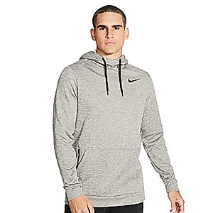 Nike Therma Men's Pullover Training Hoodie Dark Grey Heather/Black, Size M