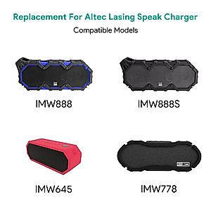 HKY 16V AC DC Adapter Charger for Altec Lansing IMW778 IMW888 IMW888s Big IMW645 MID 2390913 XLJacket XL Life Bluetooth Speaker RD1602000 JT012-1602200 Power Supply Cord Cable Charger Plug