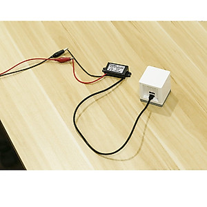 PlusRoc Waterproof 12V/24V to 5V Converter DC-DC Step Down Module Power Adapter Compatible with Ring Keypad, Cellphone, Car (Micro USB Connector)