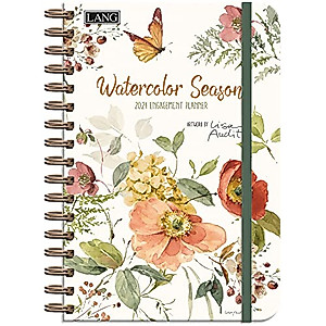 LANG Watercolor Seasons 2024 Spiral Engagement Planner (24991011110)