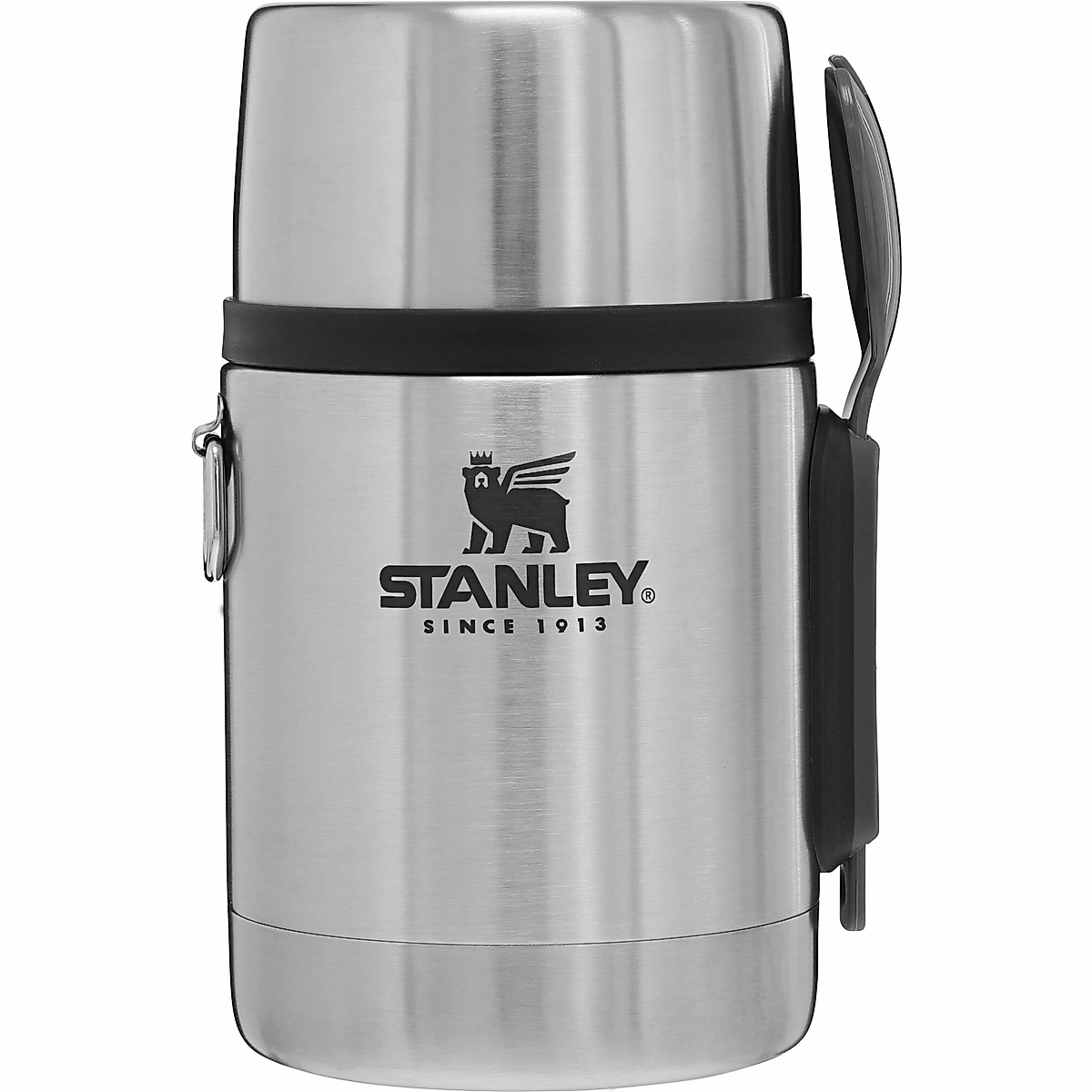 Stanley Classic Legendary Vacuum Insulated Food Jar 18 oz – Stainless Steel, Naturally BPA-free Container – Keeps Food/Liquid Hot or Cold for 12 Hours – Leak Resistant, Easy Clean