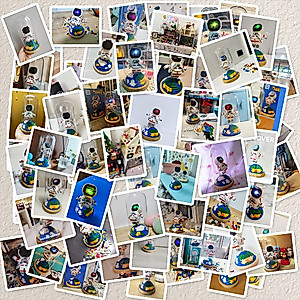 Uvini Building Blocks Astronaut Model with Light STEM Building Toy Micro Blocks for Adults or Teens Gifts Spaceman Mini Blocks Set DIY Bricks Toys 617PCS 00860