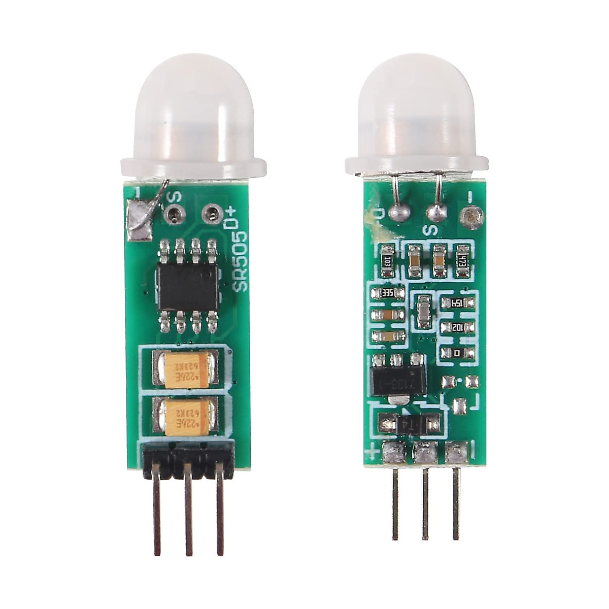 AEDIKO 10pcs HC-SR505 Human Motion Sensor Mini Infrared PIR Detector Switch Module High Power High Efficiency Digital Measurement for DIY Electronic Practice