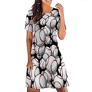 Hfnxid Women's 2023 Long Sleeve Smocked Dress Warehouse Clearance 3/4 Sleeve Loose Long Maxi Dresses with Pockets Knot Long Sleeve V Neck Tiered Ruffle Skater Dress White