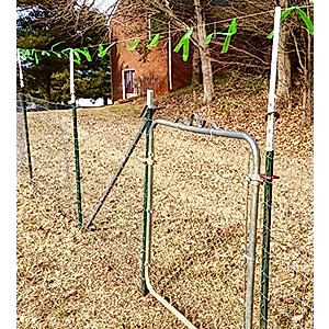 smartatfixes T-Post Deer Flag Kit – Extend The Height of Your T Post Fend to Keep Deer Out of Your Garden. Inexpensive, Easy Solution.