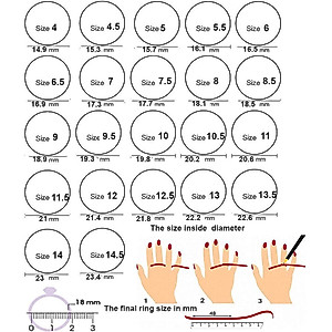 VPKJewelry Real 925 Sterling Silver Wedding Engagement 3 pc set Black White Weddings Engagement Adult Ladies Womens Ring 3.60 ct (10)