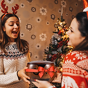 Wooden Yarn Bowl,Crochet Bowl with Lid,Knitting Yarn Bowls with Holes, Yarn Storage Bowl Handmade Craft with Storagebag for DIY Knitting Crocheting