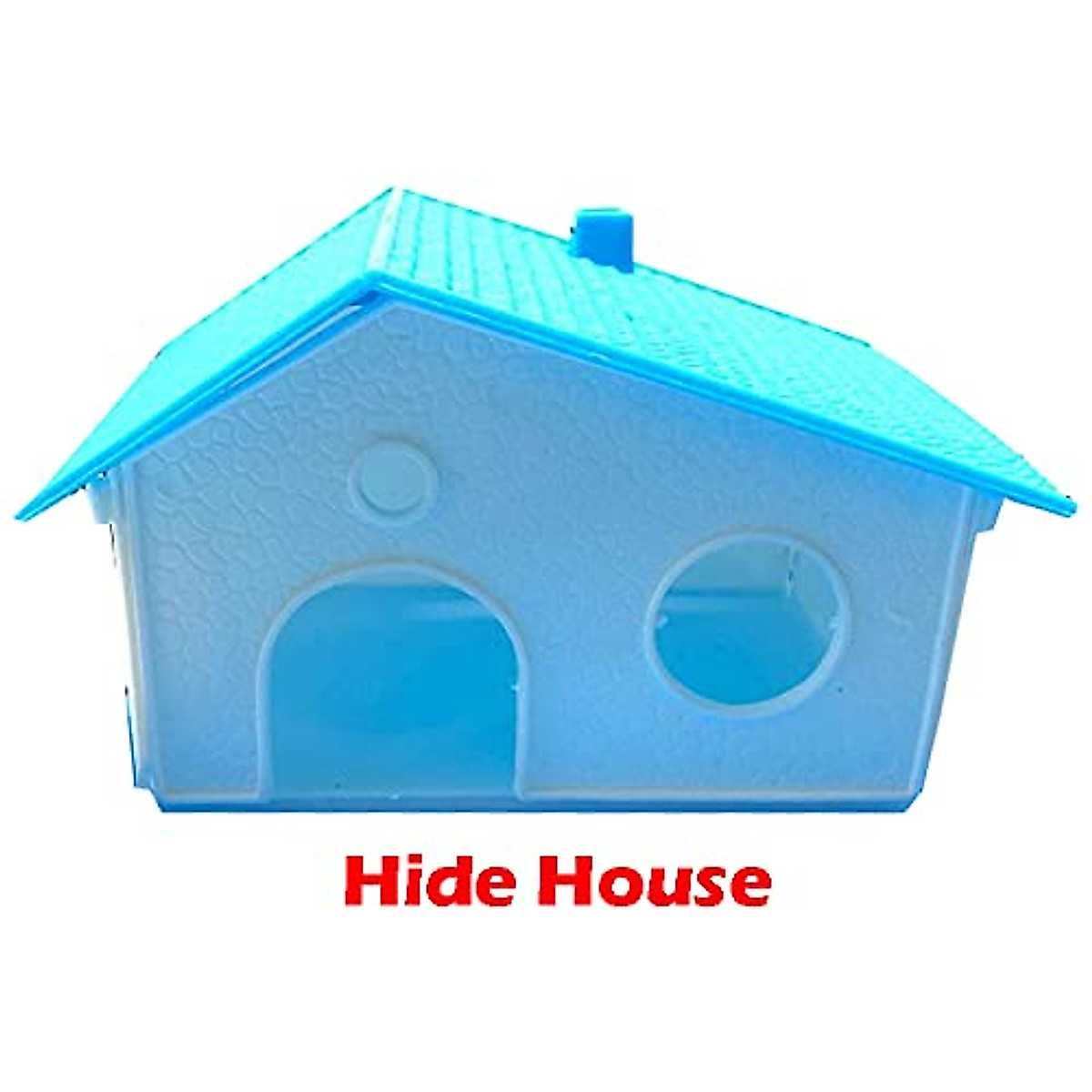 Large 3-Levels Dwarf Hamster Expandable and Customizable Habitat House Cage for Rodent Gerbil Mouse Mice Rat with Crossover Tube Tunnel (24" L x 12.5W x 16" H, Blue)