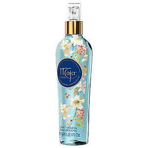 Maja Aqua Turquoise Mist, Perfumed Body Mist with Floral and Aquatic notes to leave a spray of freshness, Refresh your Body, Fresh Scented, Aqua Turquoise Fragrance, 8.1 FL Oz, Spray Bottle.