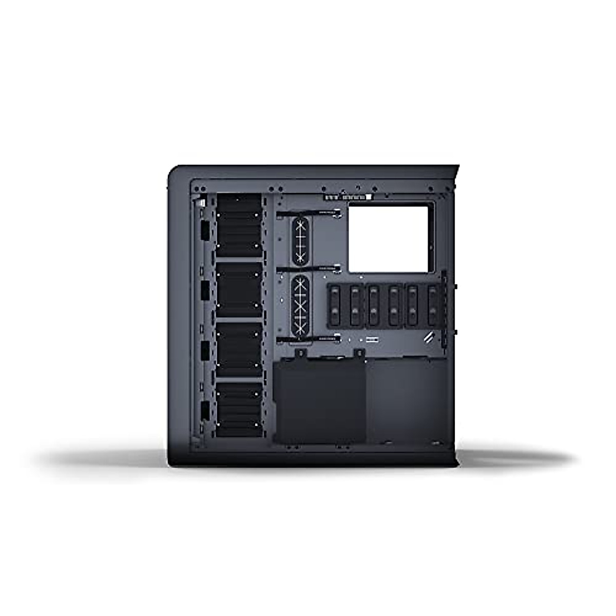 Phanteks Enthoo 719 (PH-ES719LTG_DAG01) High Performance Full Tower Case – Tempered Glass, Aluminum Panels, dual System/PSU Support, MASSIVE Storage, Fan Hub, Digital-RGB Lighting, Anthracite Grey