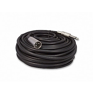 Your Cable Store 100 Foot XLR Male 3 Pin to 1/4" Mono Microphone Cable, Unbalanced