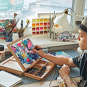 Simetufy Canvas Boards for Painting 8 x 10 inch, 24 Pack Painting Canvas Panels, Blank Canvases for Painting- Gesso Primed Acid-Free 100% Cotton Paint Canvas for Acrylics Oil Watercolor Tempera