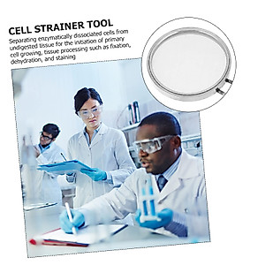 SOLUSTRE Lab Cell Strainer Mesh 150 Mesh Stainless Sieve for Cell Counting Sub-Culture Experiments