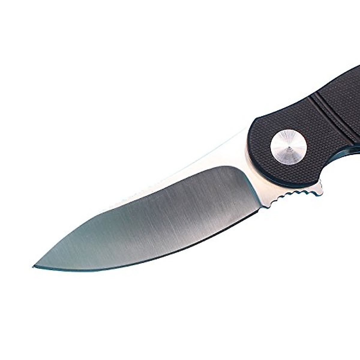 allvin Flipper Pocket Knife, Satin 9Cr18MoV Blade, G10 Handle, Ceramic Ball Bearing, Utility Folding Knife Ideal for Outdoor Activities