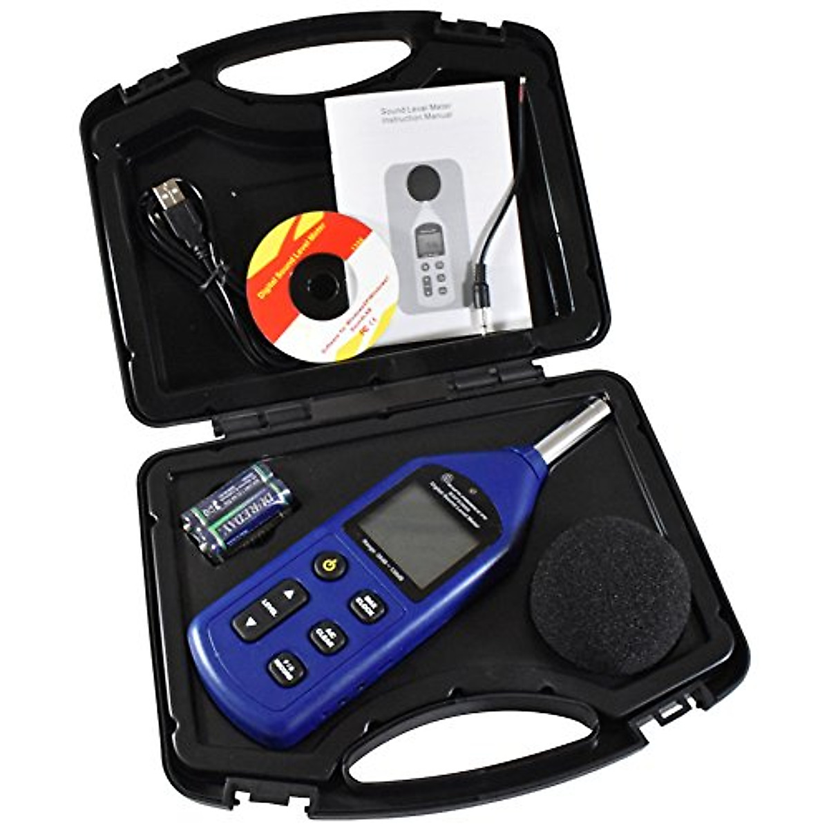 BAFX Products - Decibel Meter/Sound Pressure Level Reader (SPL) / 30-130dBA Range - 1 Year Warranty