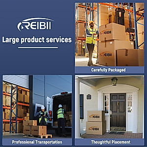 REIBII 84" H Garage Shelving, 6-Tier Garage Storage Shelves Heavy Duty Shelving Loads 3500LBS, 48" W Adjustable Garage Shelves Metal Shelving Storage Shelf Industrial Shelving 84" H x 48" W x 20" D