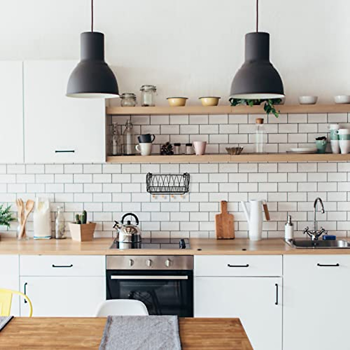 FOMIYES White Wall Decor Hanging Storage Rack Hole- Free Storage Shelf Hanging Clothes Storage Organizer Wardrobe Hanging Rack for Home Closet Wardrobe Use Black Key Hanger