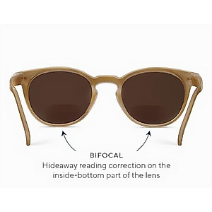 peepers by peeperspecs unisex adult Boho Sunglasses, Amber - Reading, 47 US