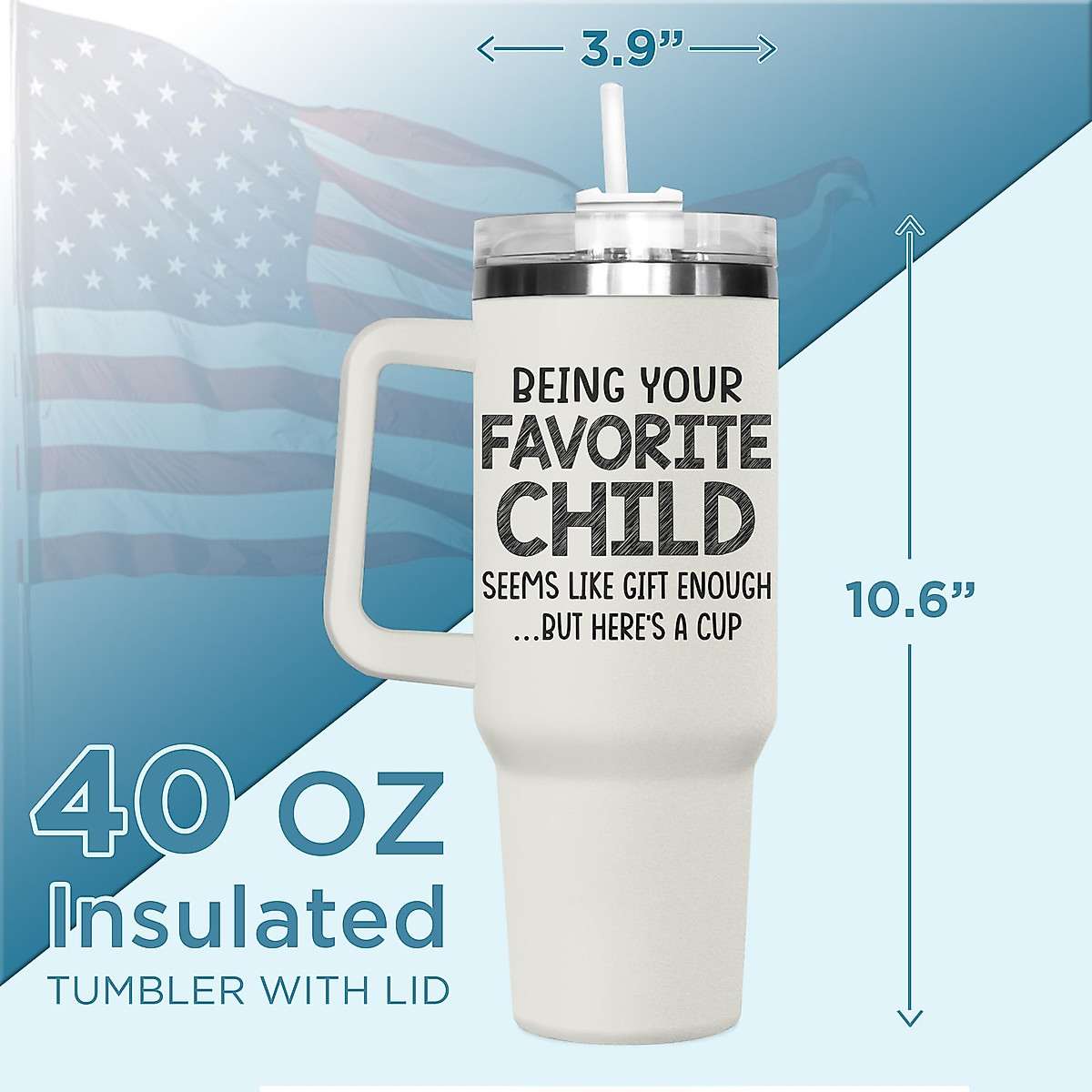 Mothers Day Gifts for Mom from Daughter, Son - Mom Birthday Gifts from Daughter, Son - Mom Gifts, Birthday Gifts for Mom, Mothers Birthday Gifts, Moms Birthday Gift Ideas, Your Mom, 40Oz Mom Tumbler