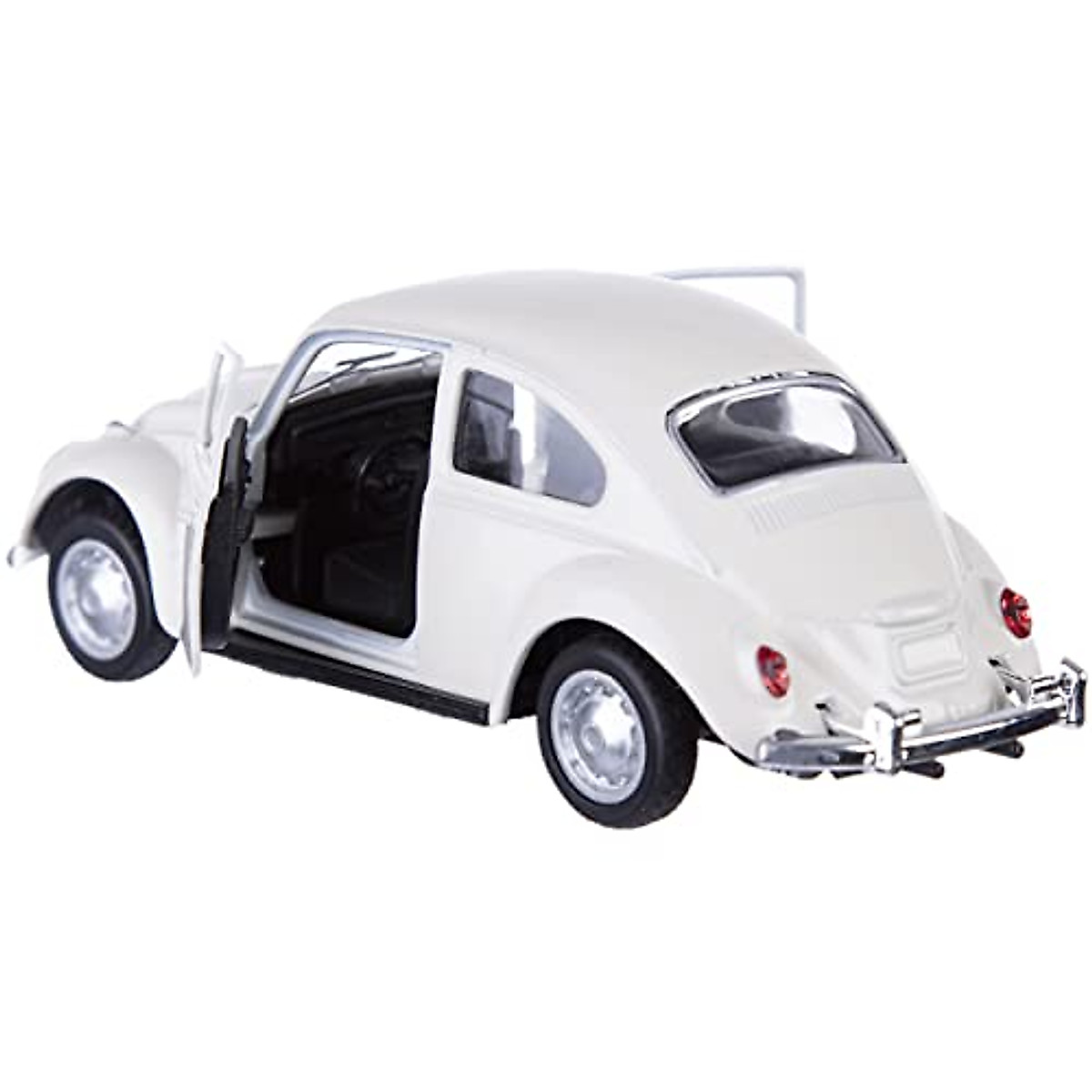 Berry President 1967 Classic Beetle Bug Vintage 1/32 Scale Diecast Metal Pull Back Car Model Toy for Gift/Kids (Beige)